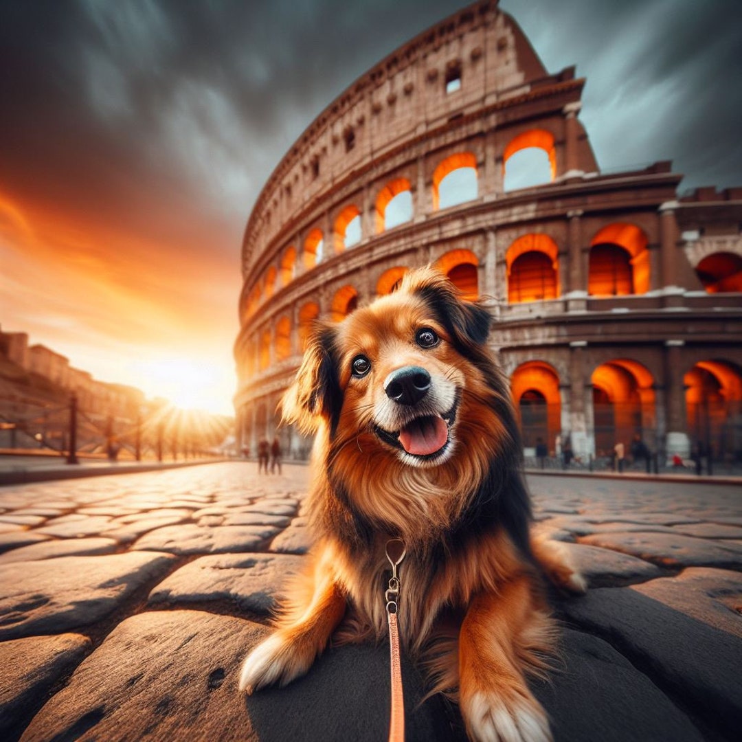 Dog Pictures Art Selfie Landmarks World Travel Art Gifts Printable Pack ...