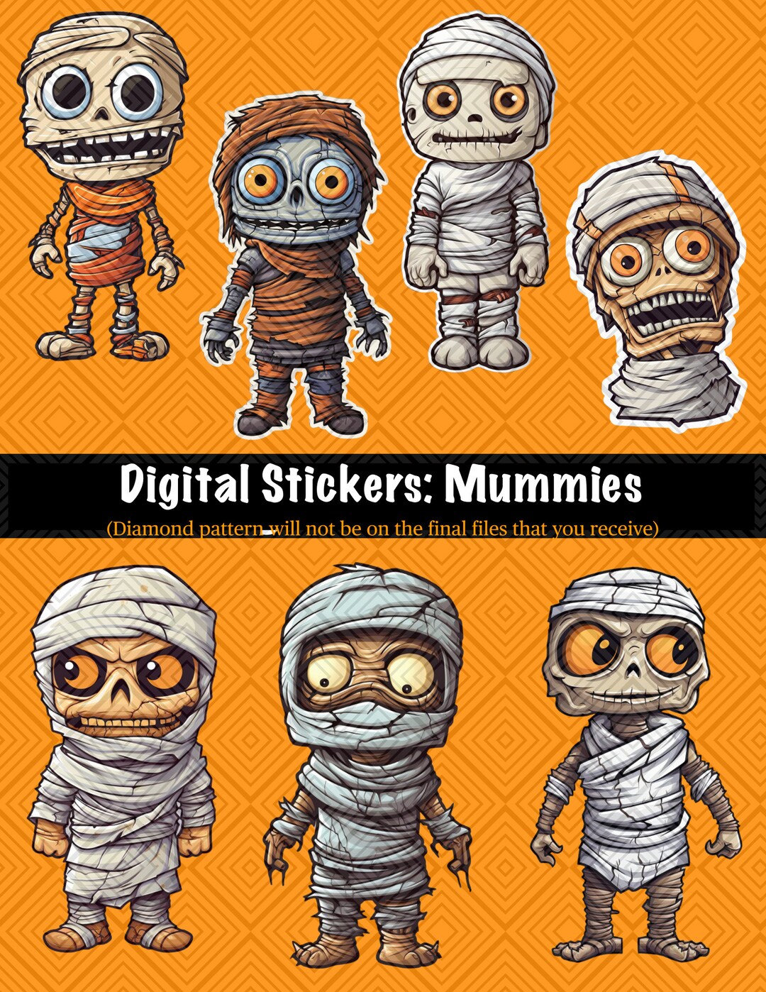 Digital Stickers: Mummies - Etsy