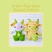 2-in-1 Pear Cows Crochet Pattern Bundle amigurumi Highland Cow Overall ...