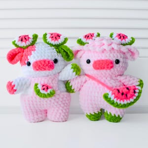 10-in-1 Fruit Cows Crochet Pattern Bundle (amigurumi Highland Cow ...
