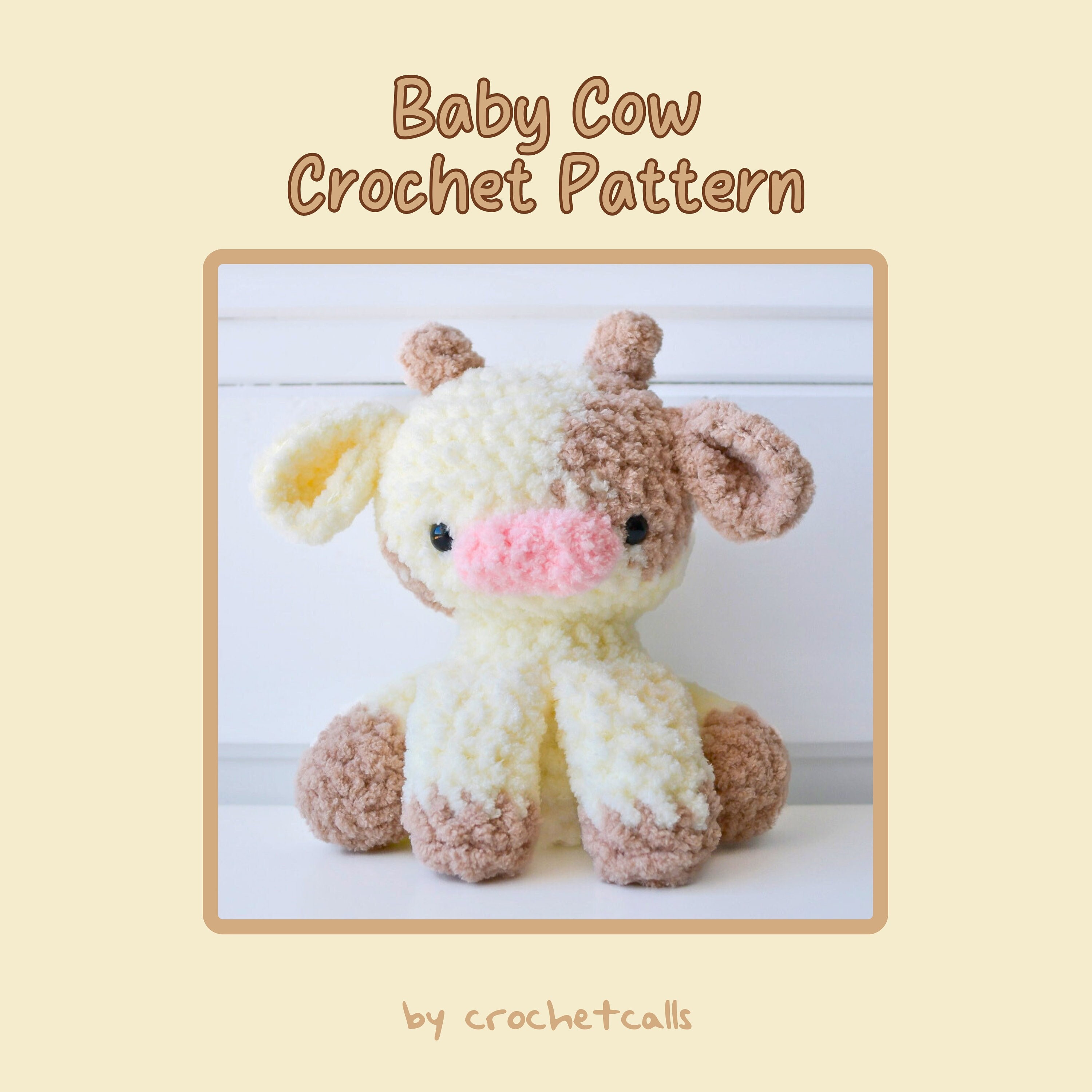 Cow Amigurumi Crochet Pattern - Etsy