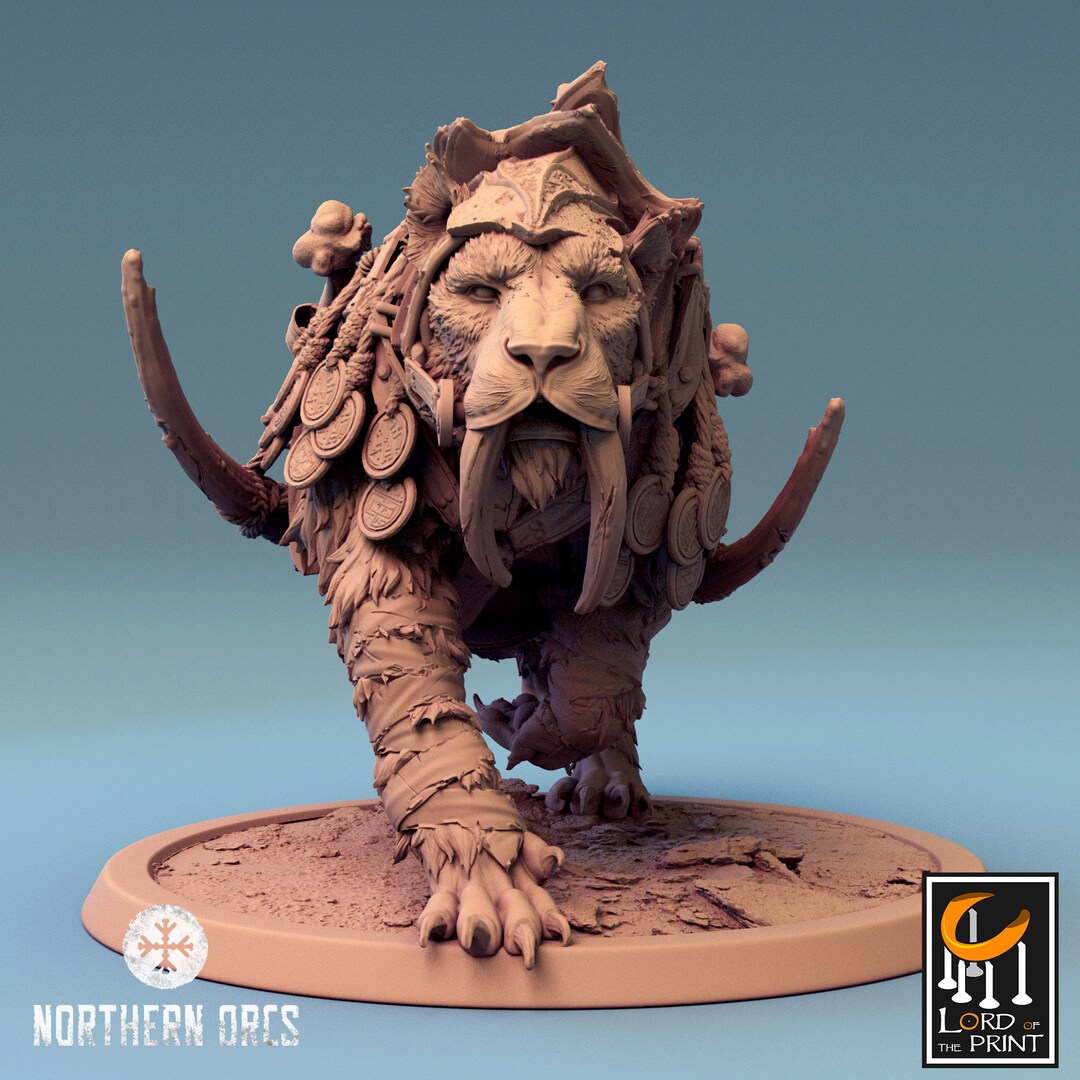 Sabertooth Full Mount and Base High Quality 12K Abs 3D Resin Printer ...