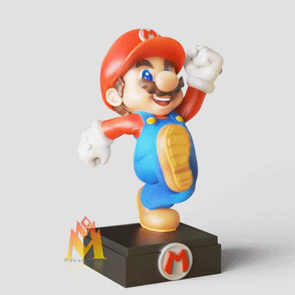 Super Mario Statue - Etsy