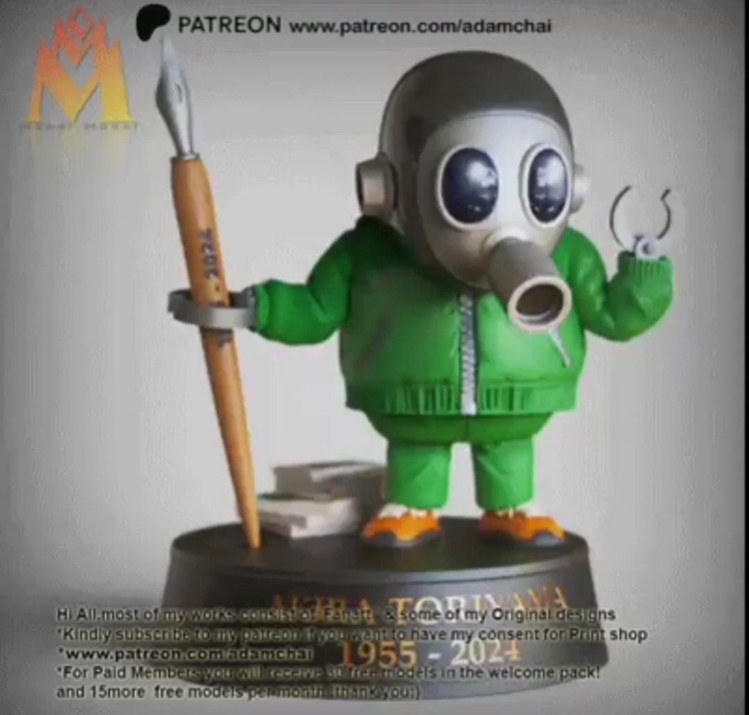 Toriyama Akira Avatar Tribute High Quality 12K Resin 3D Printed Figure ...