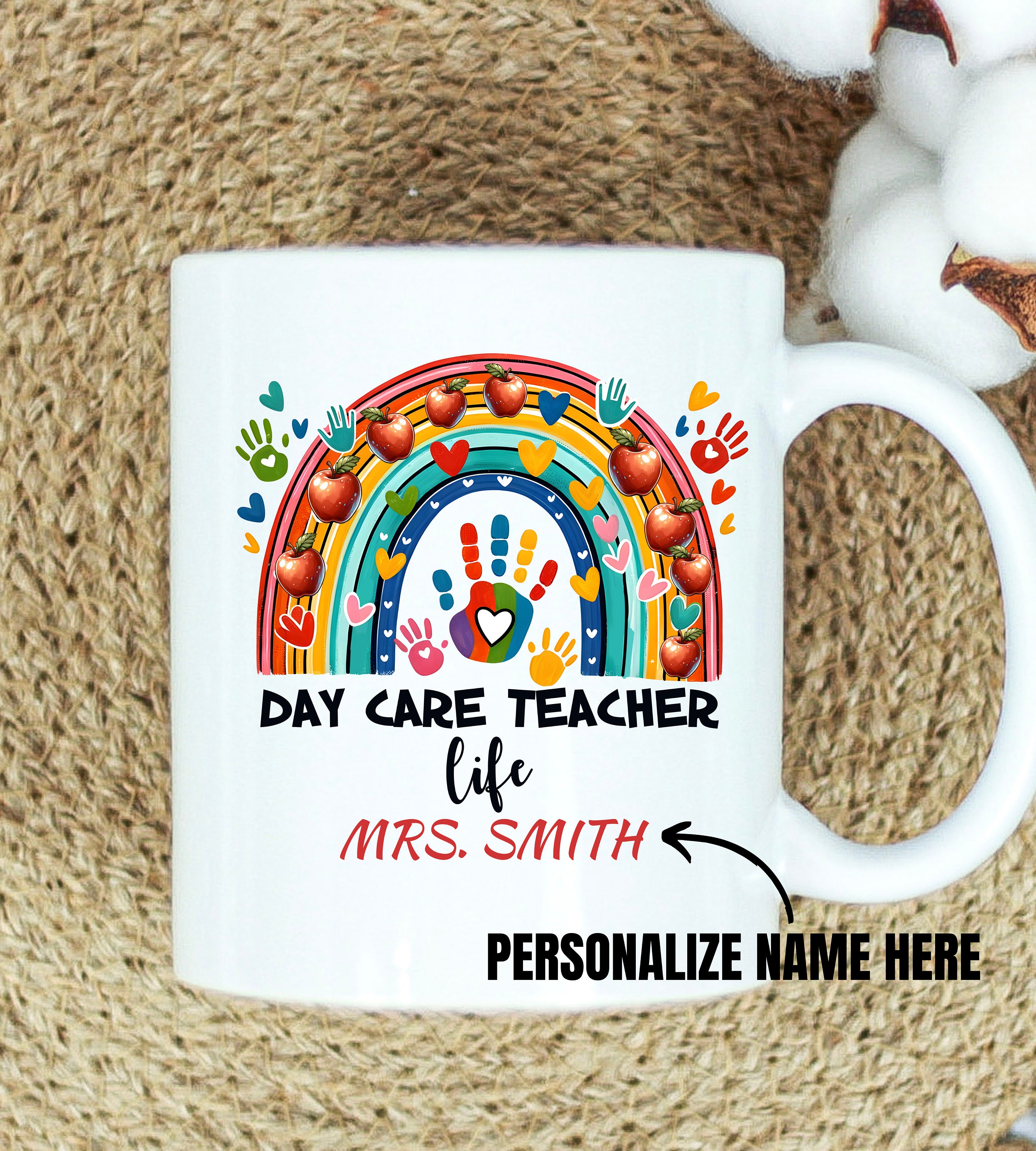Custom Day Care Teacher Appreciation Gift, Personalized Educator Gift ...