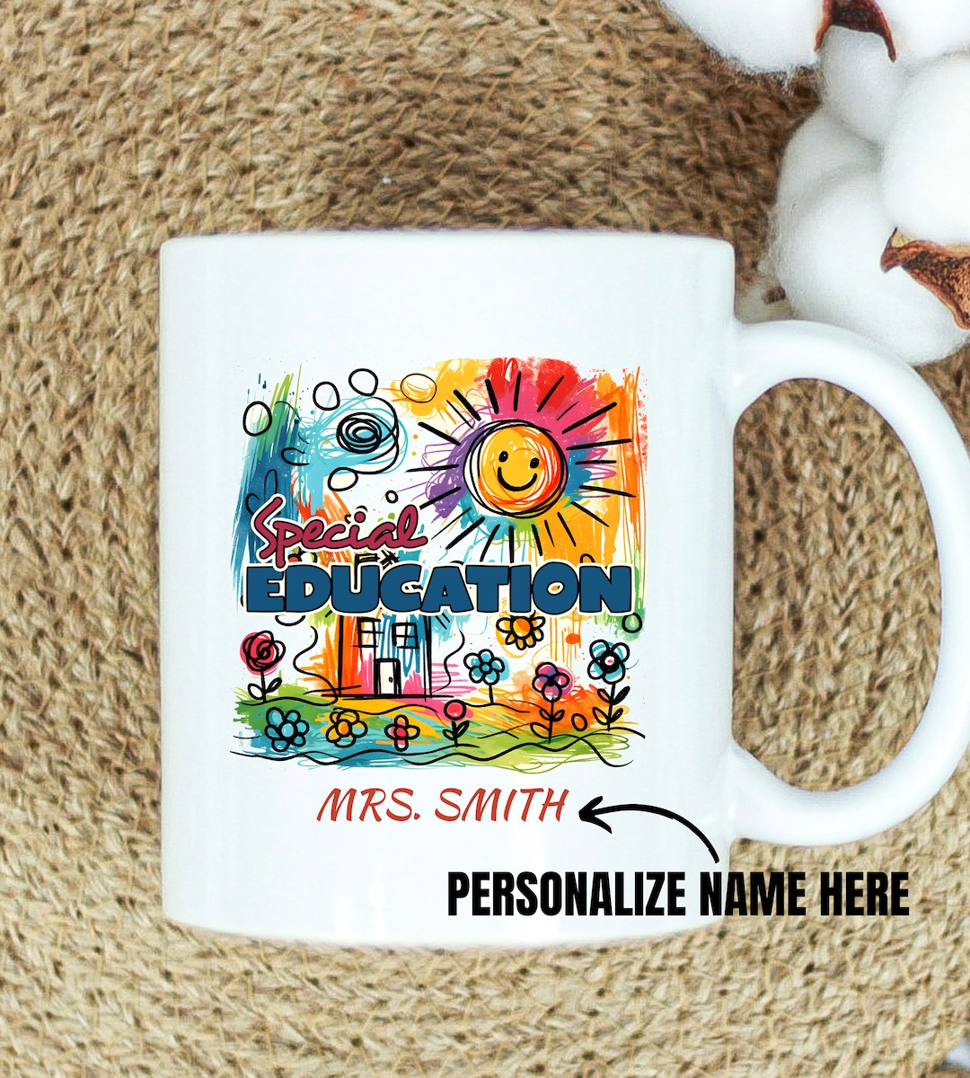 Custom Special Education Teacher Appreciation Gift, Personalized ...