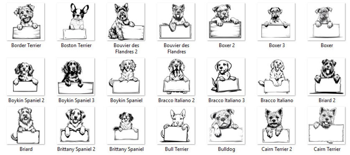 163 Dogs Svg Bundle With Textbox, Dog Svg for Cricut,dog Breed Svg ...