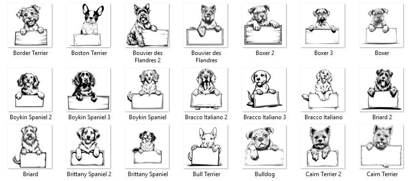 163 Dogs Svg Bundle With Textbox, Dog Svg for Cricut,dog Breed Svg ...