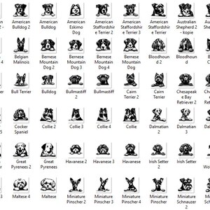 Dog SVG Bundle for Laser Engraving and Cricut - Pet Breed Clipart ...