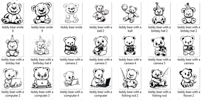 167 Cute Teddy Bear Svg for Cricut ,teddy Bear Clipart ,laser Engraving ...