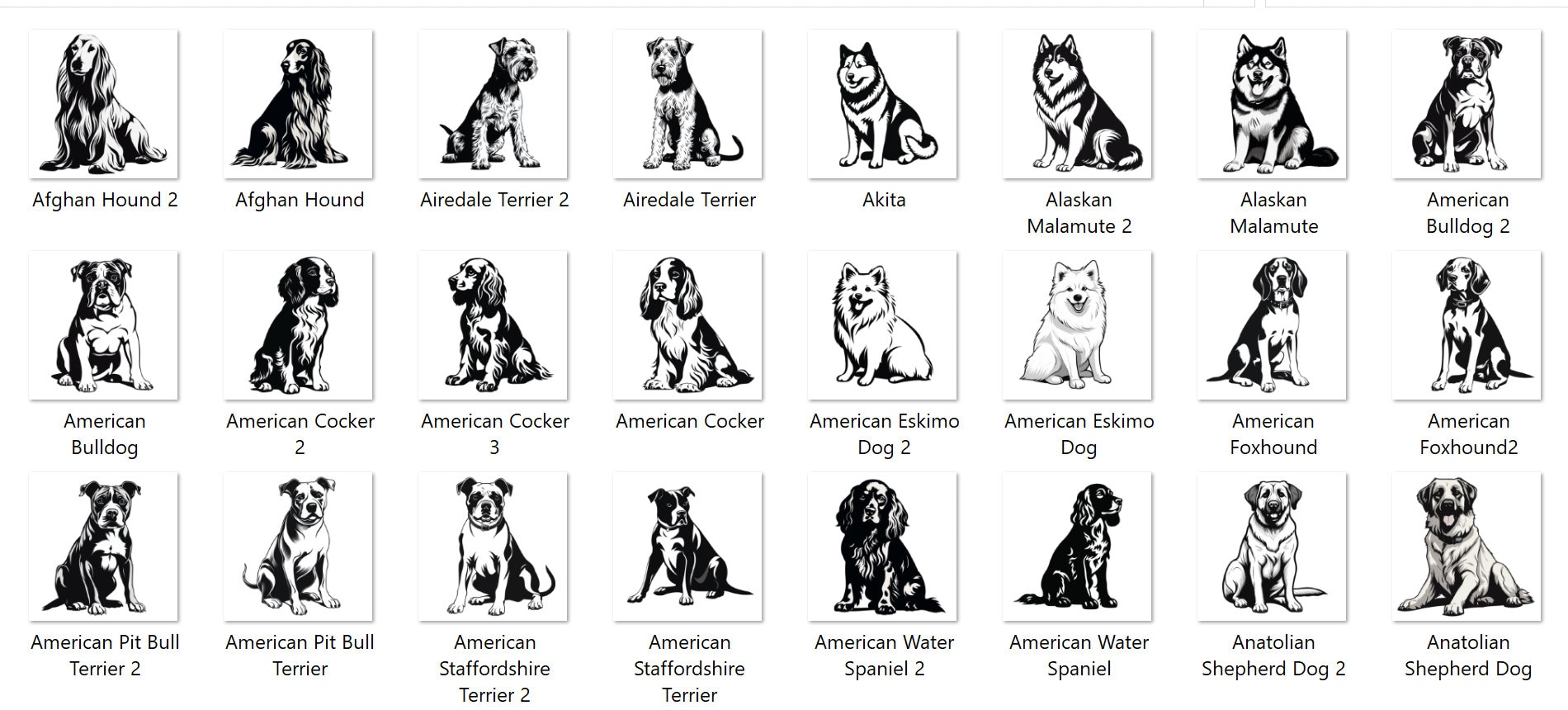 214 Dog Svg, Dog Clipart, Dog Breed Svg , Dog Svg Cut Files , Dog ...
