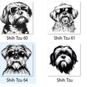 Shi Tzu Svg for Cricut, Shi Tzu Dxf for Laser-cut,doglover Clipart ...