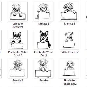 163 Dogs Svg Bundle With Textbox, Dog Svg for Cricut,dog Breed Svg ...