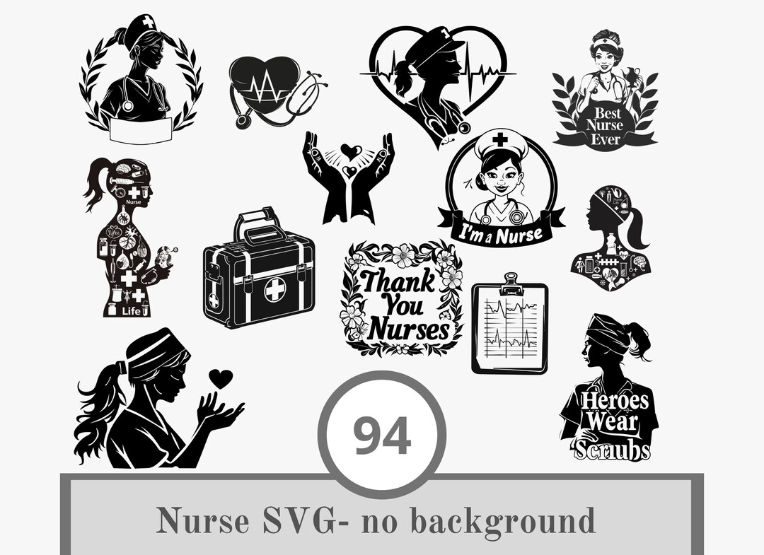 Nurse SVG for Laser Cutting and Cricut Projects - Perfect Gift for ...