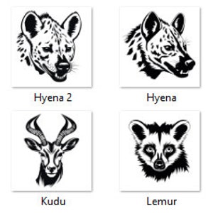 107 Animals Head Svg, Animal Head Clipart, Animal Breed Svg , Animal ...