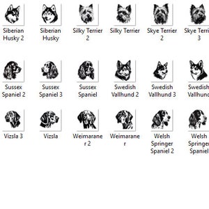 Dog SVG Bundle for Laser Engraving and Cricut - Pet Breed Clipart ...