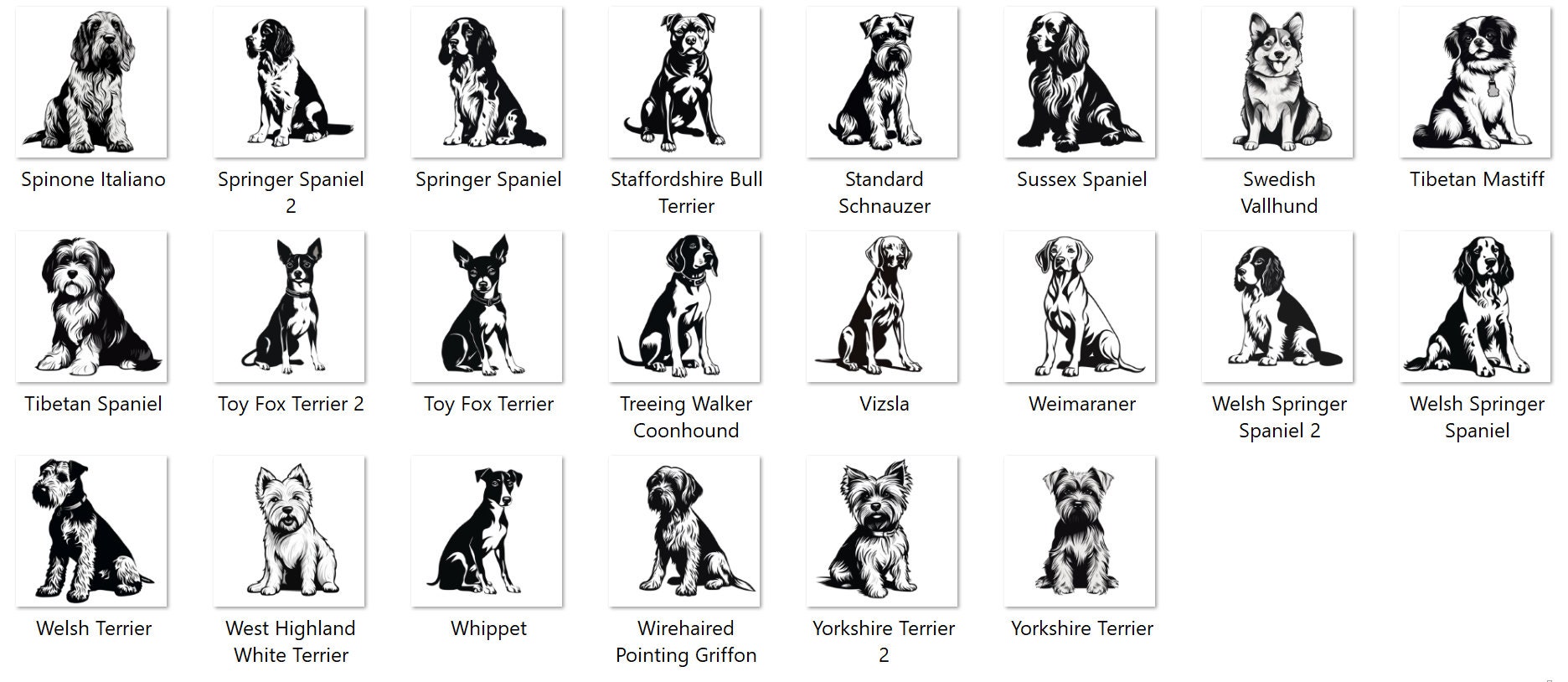 214 Dog Svg, Dog Clipart, Dog Breed Svg , Dog Svg Cut Files , Dog ...