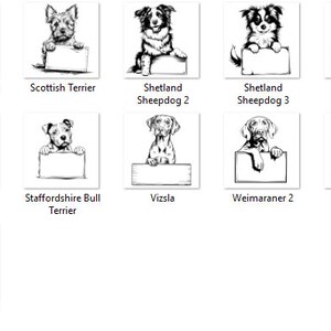 163 Dogs Svg Bundle With Textbox, Dog Svg for Cricut,dog Breed Svg ...