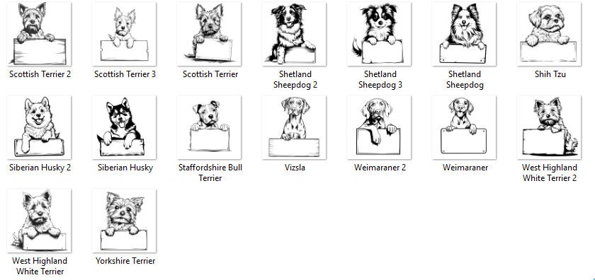 163 Dogs Svg Bundle With Textbox, Dog Svg for Cricut,dog Breed Svg ...