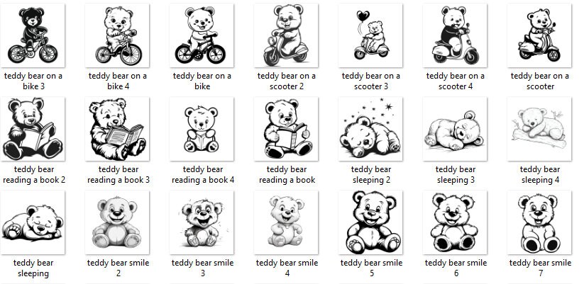 167 Cute Teddy Bear Svg for Cricut ,teddy Bear Clipart ,laser Engraving ...
