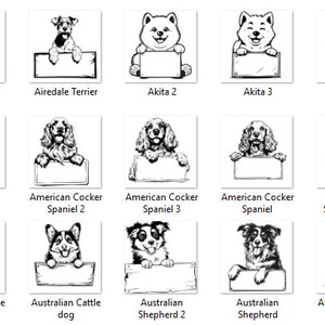 163 Dogs Svg Bundle With Textbox, Dog Svg for Cricut,dog Breed Svg ...