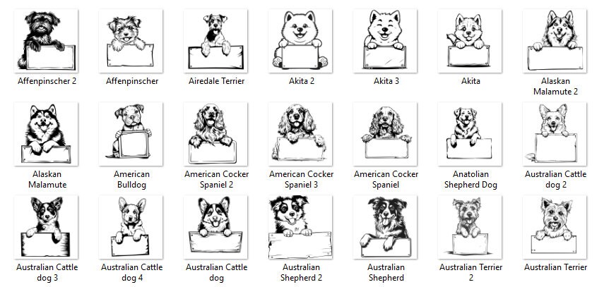 163 Dogs Svg Bundle With Textbox, Dog Svg for Cricut,dog Breed Svg ...