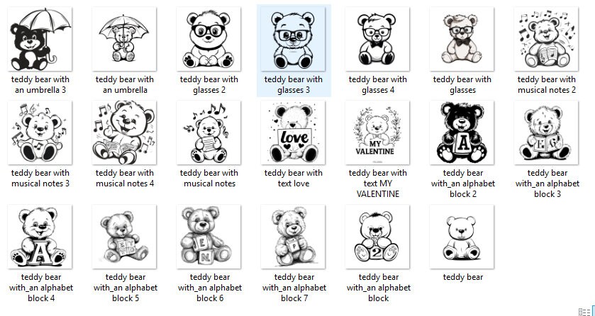 167 Cute Teddy Bear Svg for Cricut ,teddy Bear Clipart ,laser Engraving ...