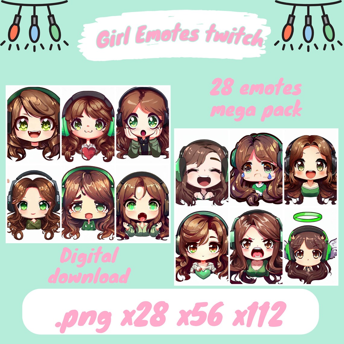 Twitch Emotes, Discord Emotes, Cute Emotes,girl Emotes, Anime Emotes ...