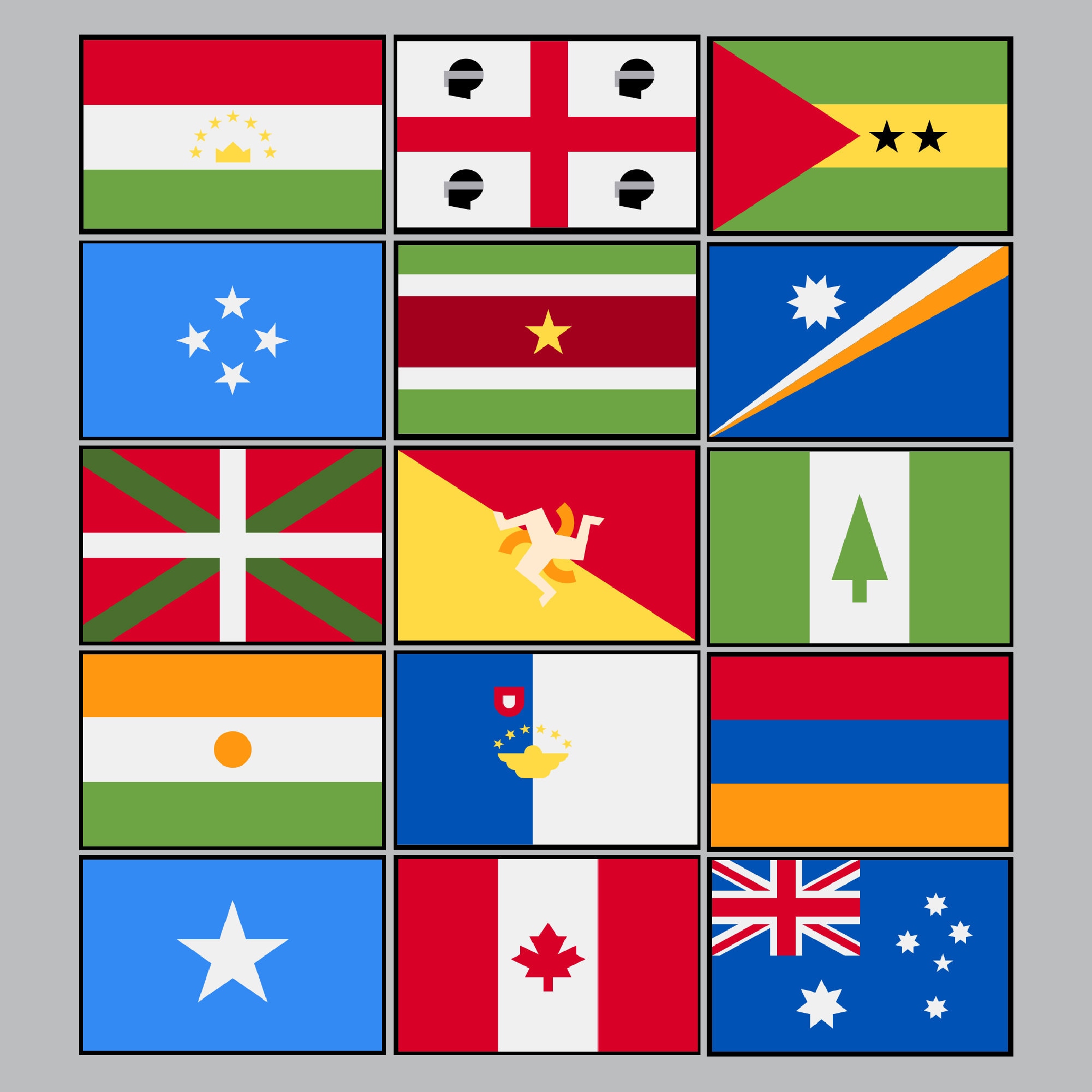 Flags Design Bundle World Countries Flag America Flag Patriotic Nations ...