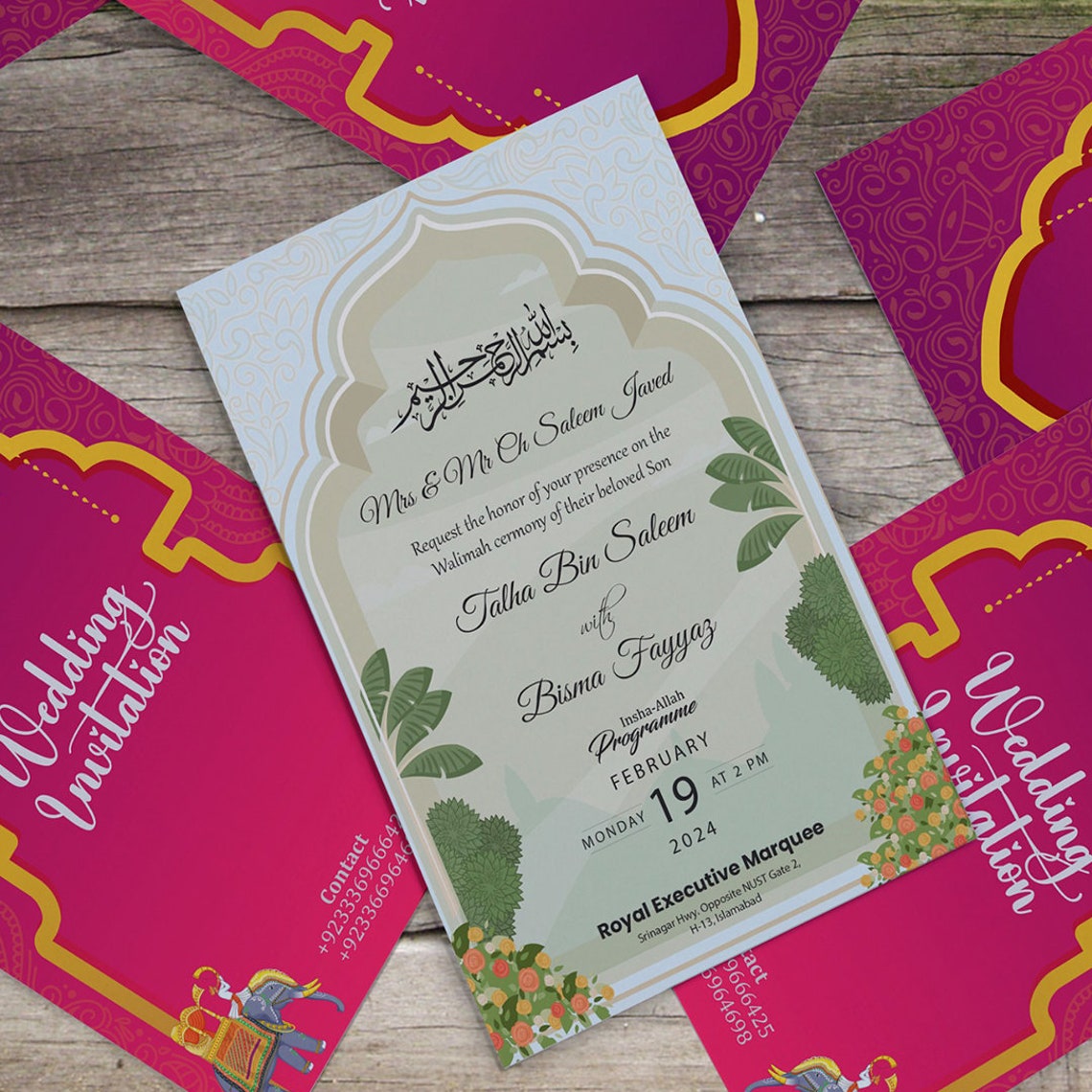 Wedding Invitation Card Phone Engagement Invitation Anniversary ...