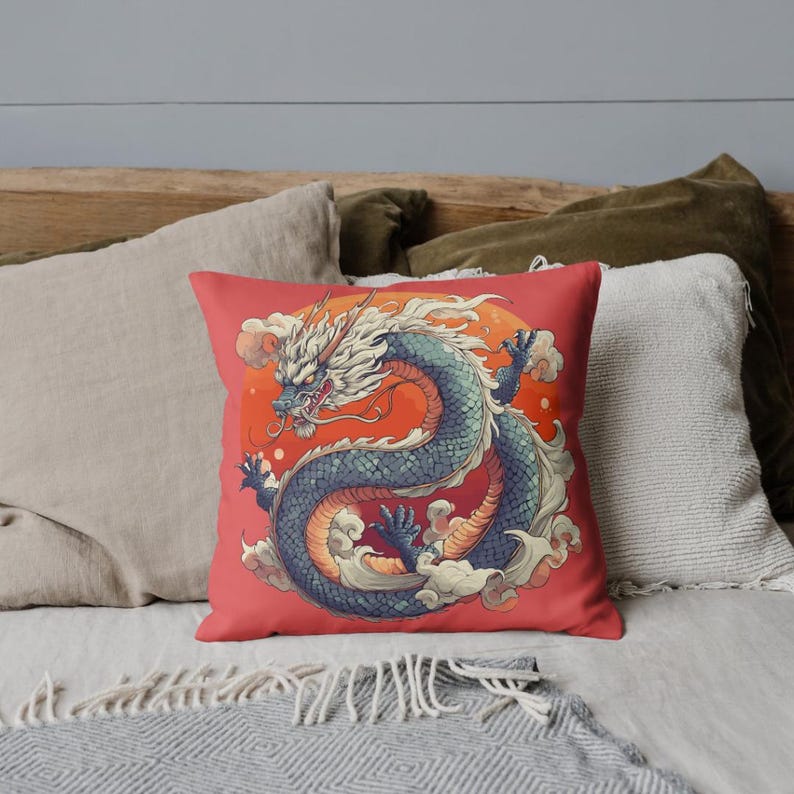 Japanese Dragon Design Bundle: PNG Illustration Art (digital Download ...