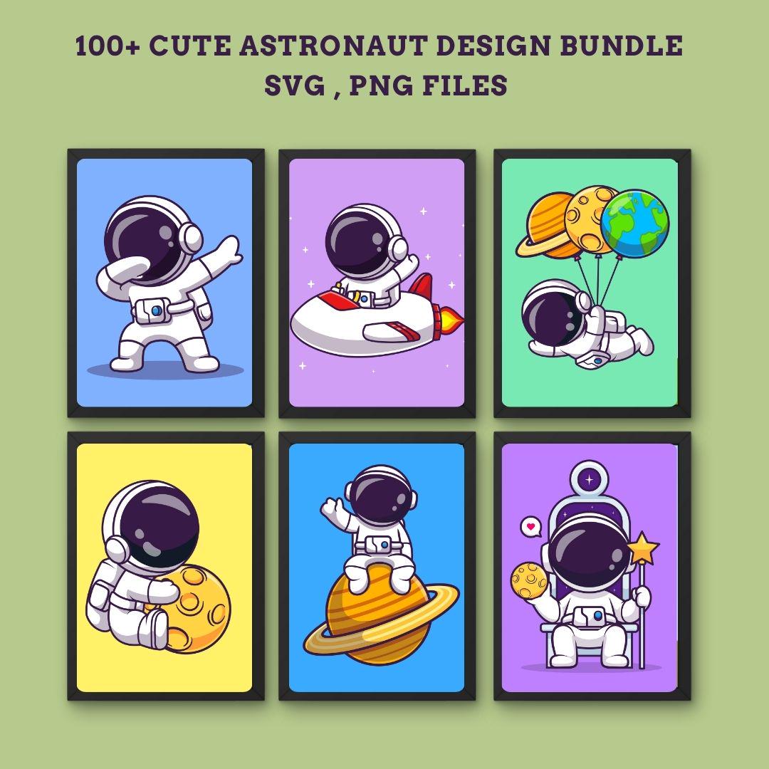 Astronaut Svg Png Cute Astronaut Bundle Kid Astronaut Svg Rocket ...