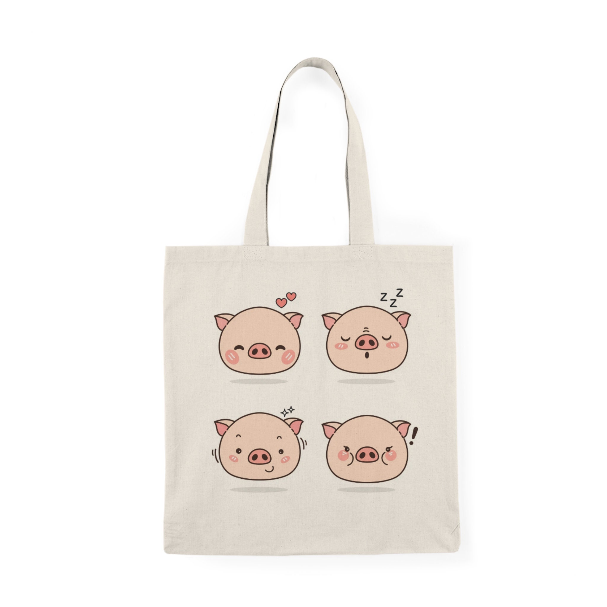 Tote Bag Piggy Tote Bag Piggy Bag Pig Tote Bag Pig Bag Mom Gift Sister ...