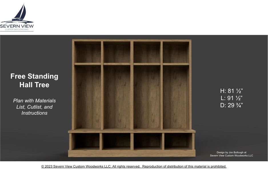 Mudroom Bench & Lockers Built-in DIY Build Plan With - Etsy Canada