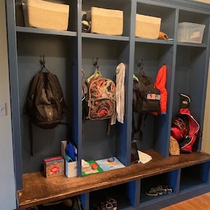 Mudroom Bench & Lockers Built-in (DIY Build Plan With Cut-list) - Etsy