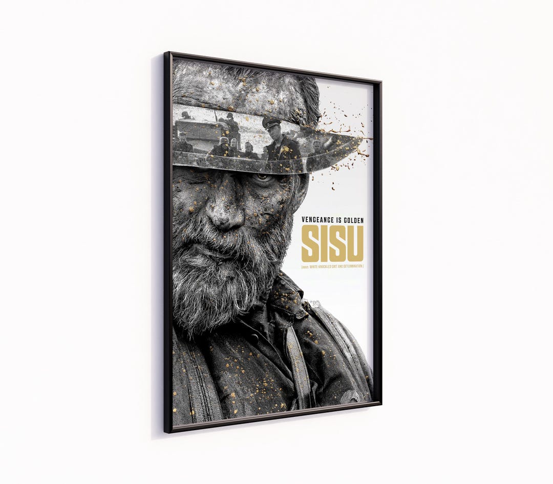 Sisu Poster Art Print, World War Two, WWII Action, Iconic, POD Product ...