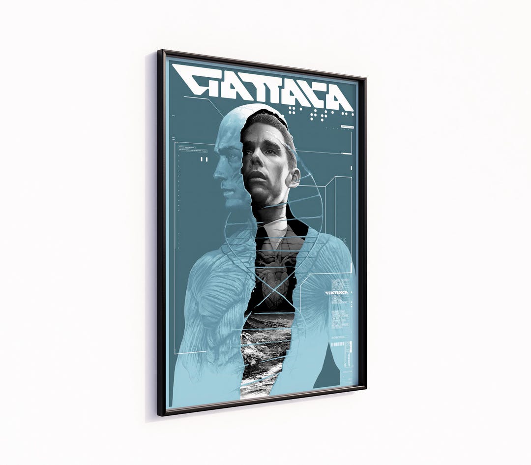 Gattaca Poster Movie Art Inspired Print, Sci Fi, Retro, Ethan Hawke ...