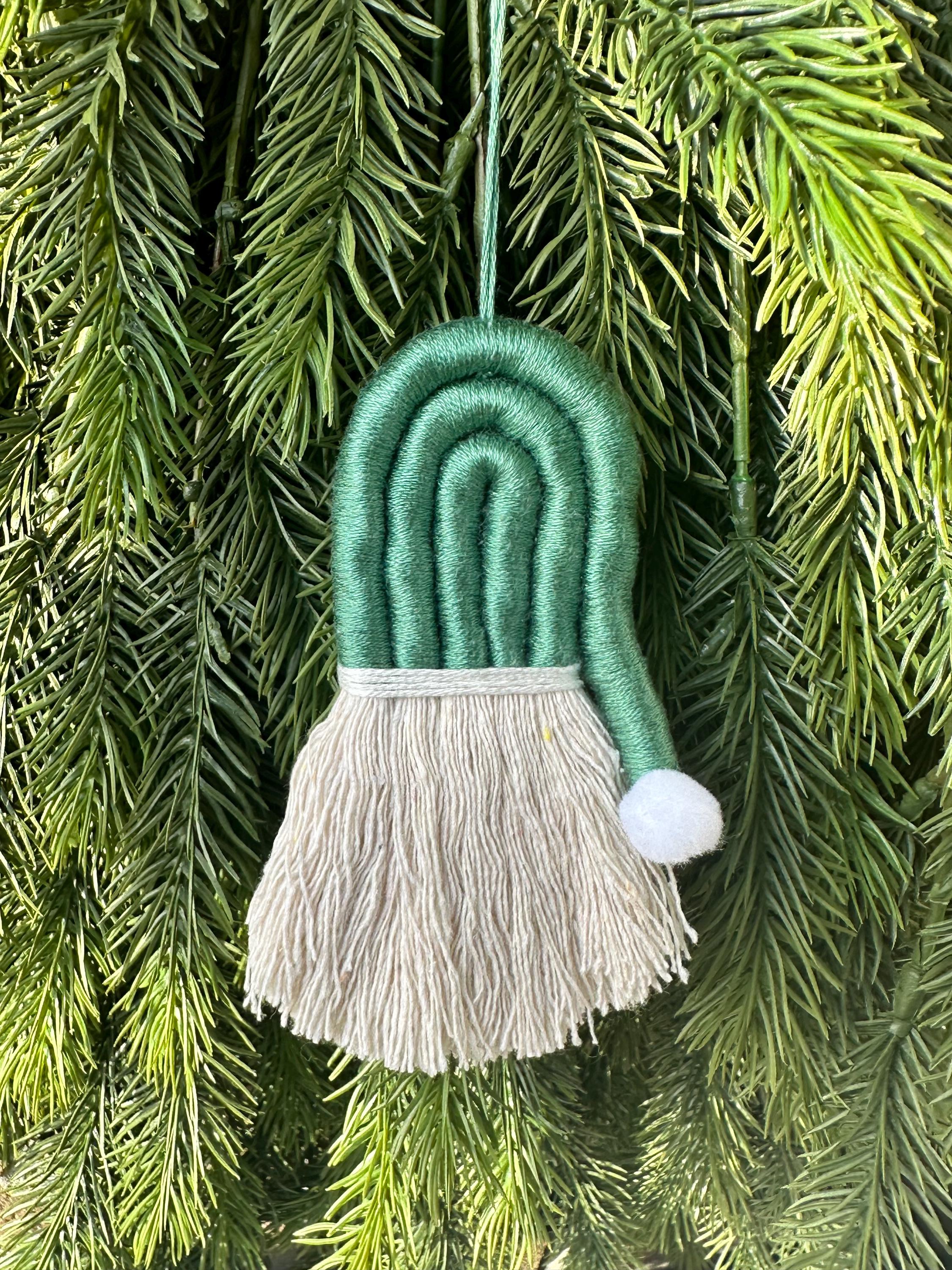 Macrame Christmas Ornament Santa Claus - Etsy
