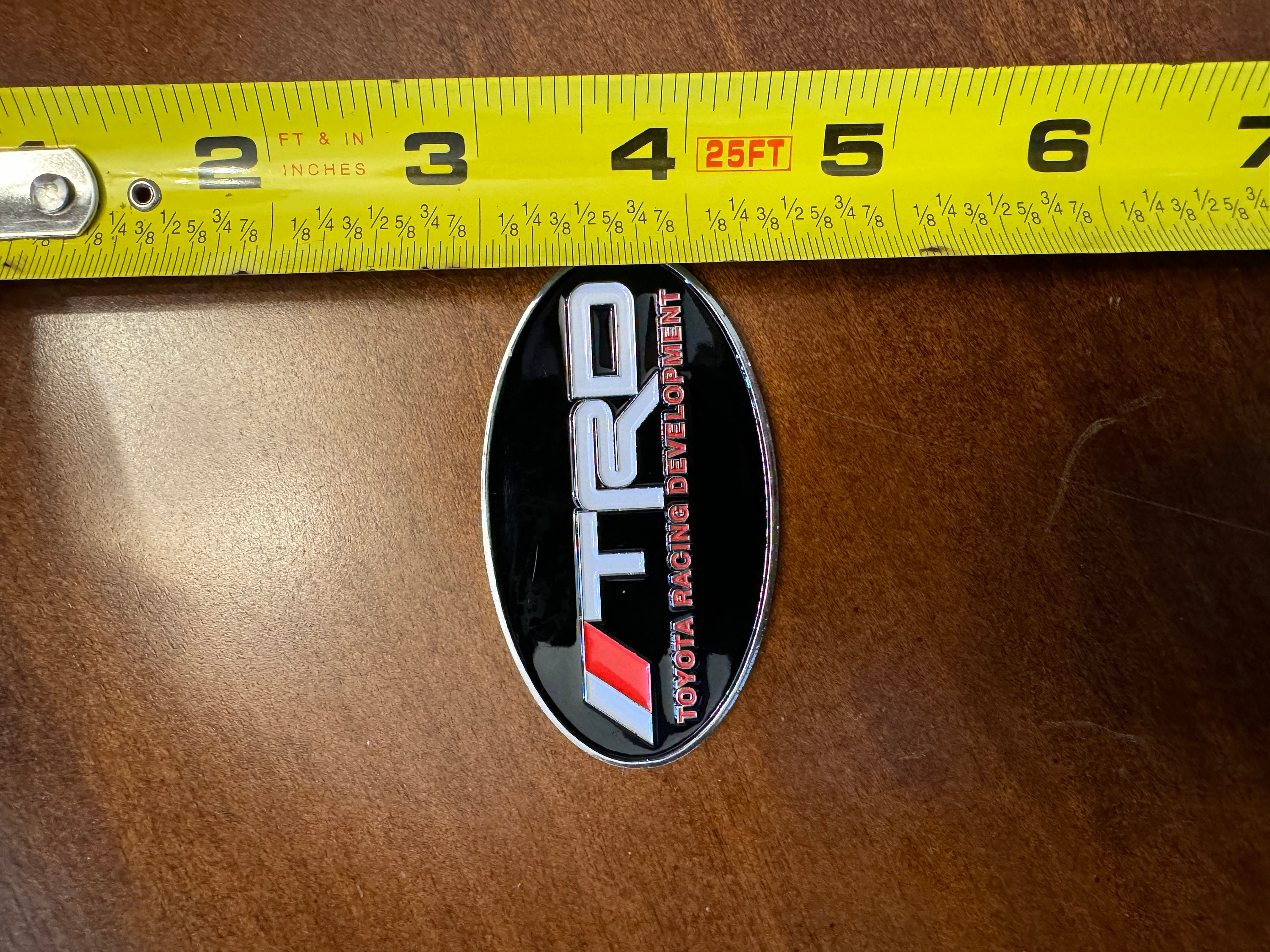 Toyota TRD Badge: Red & White Emblem, Racing Development - Etsy