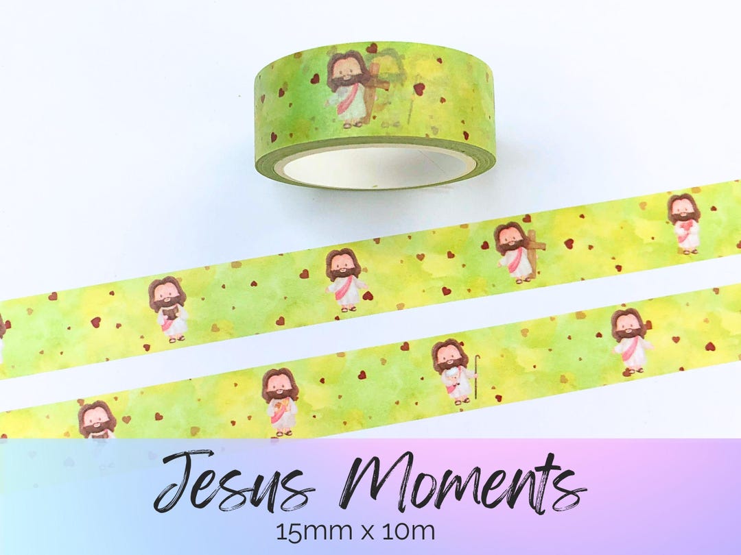 Jesus Washi Tape, Faith-based Stickers, Christian Washi Tape ...