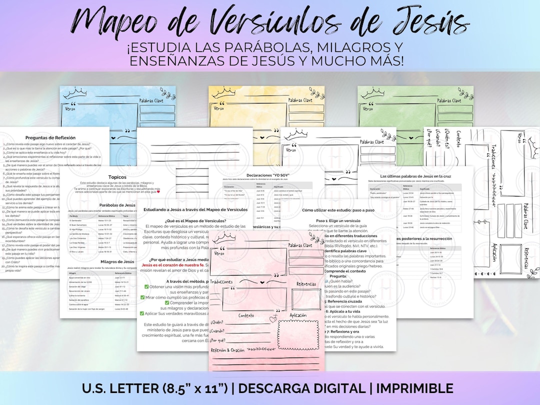 Verse Mapping Jesus, Bible Study Guide, Bible Study Template, Bible ...