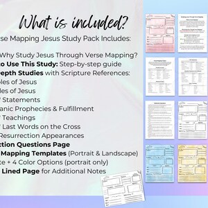 Verse Mapping Jesus, Bible Study Guide, Bible Study Template, Bible ...