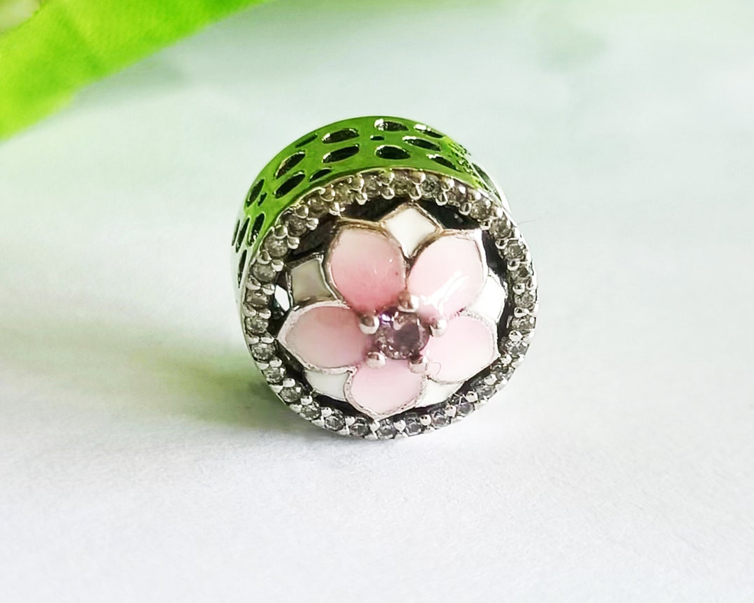 Pandora S 925 Magnolia Bloom Glorious Flower Multi CZ Charm - Etsy