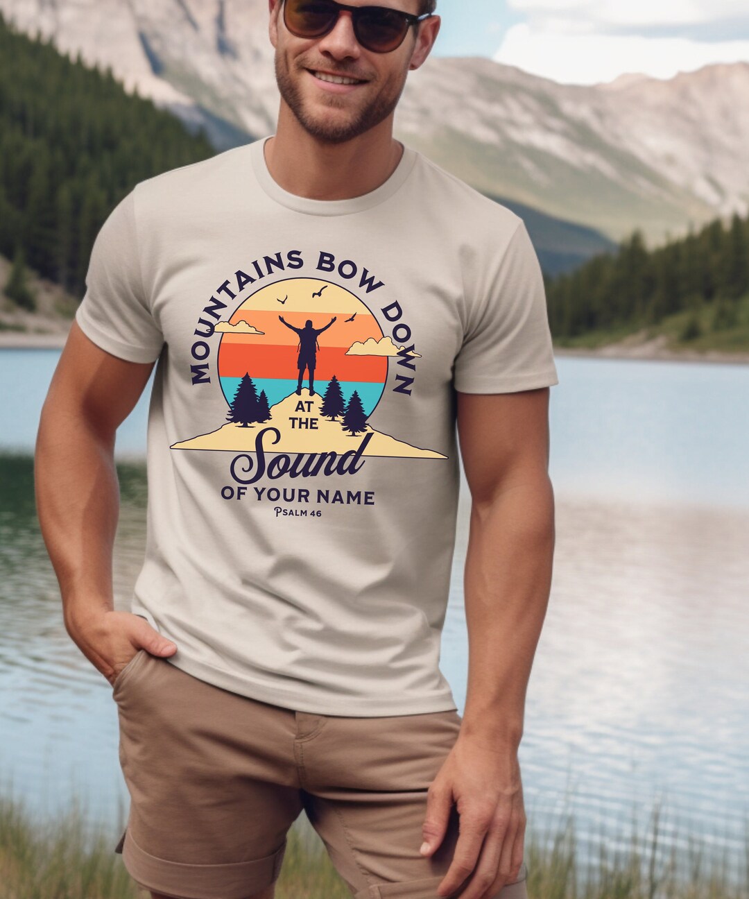 Men's Christian Shirt for Men Retro Christian T Shirt Bible Verse Shirt ...