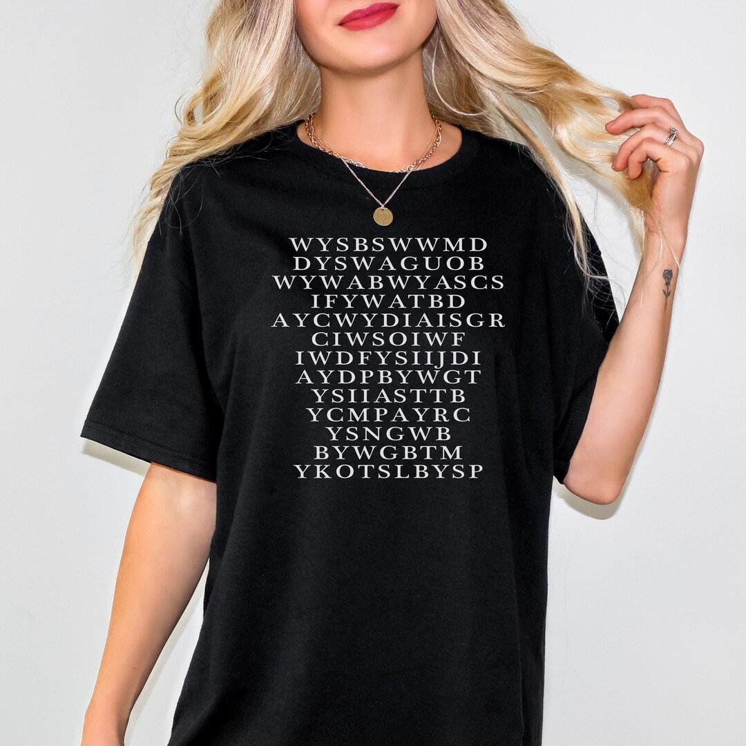 Smallest Man Bridge Shirt Tortured Poets Shirt TS Lyrics Shirt Eras Fan ...