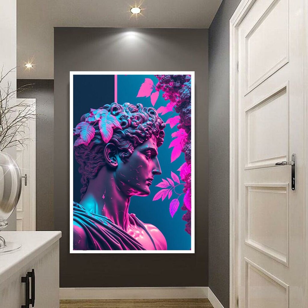 Ancient Greek Statue Canvas, Ancient Roman Avatars Wall Decor, Avatar ...