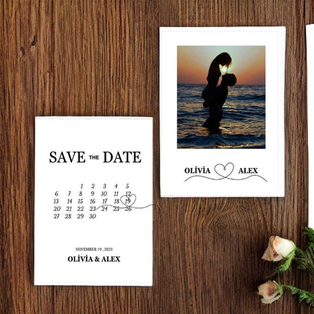 Personalized Wedding Invitation Invitation Card With Photo - Etsy