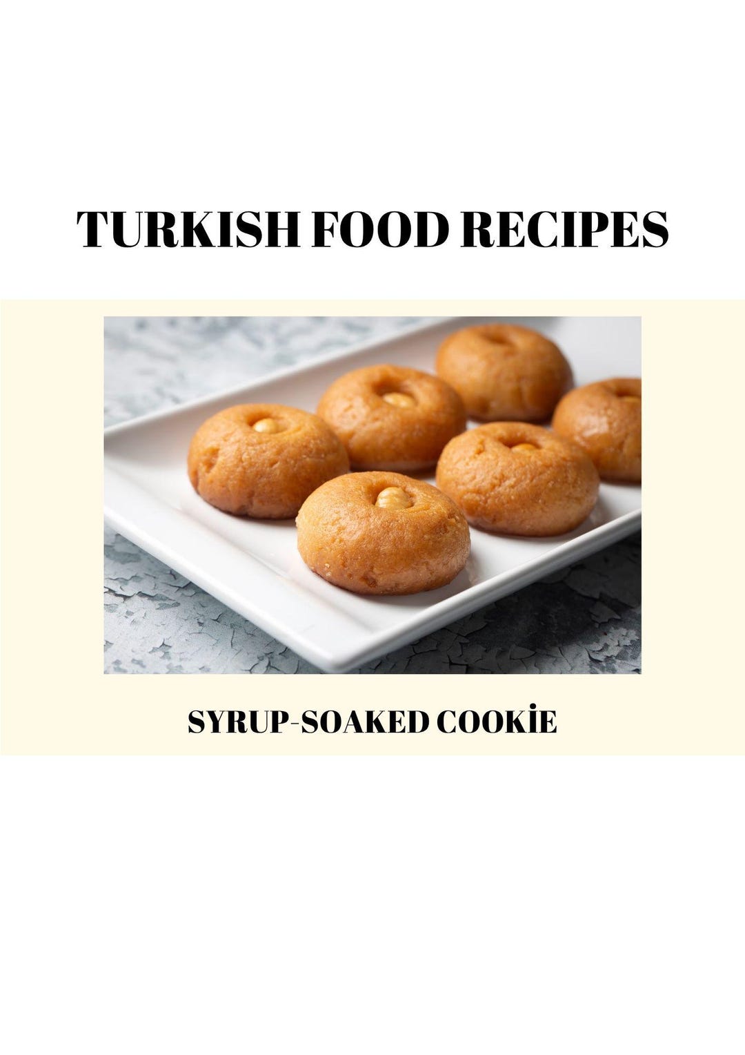 Turkish Dessert Recipe - Şekerpare - Syrup-soaked Cookie PDF ...