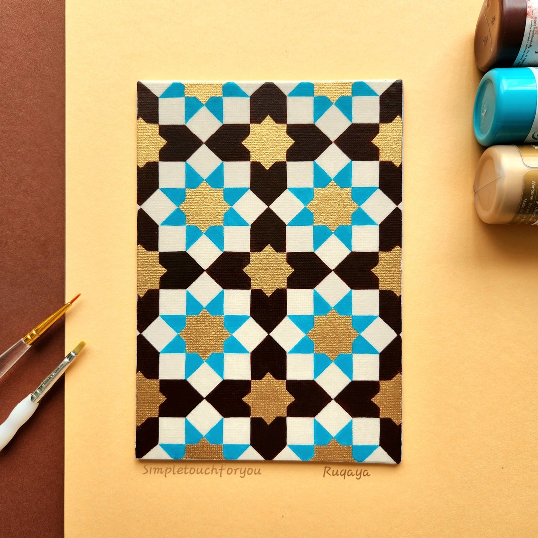 Islamic Geometric Art, Modern Islamic Wall Art, Boho Islamic Decor ...