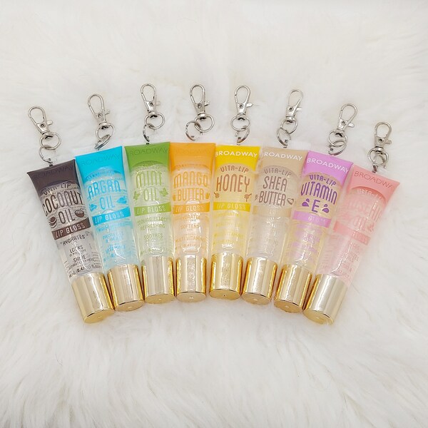 Mini Lip Gloss Keychain - Etsy